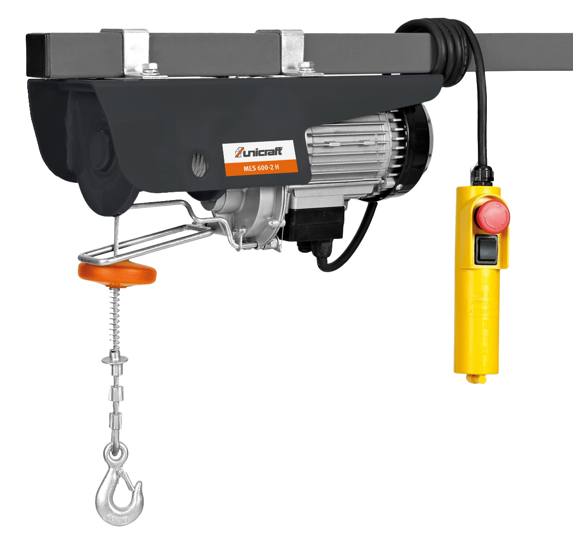 UNICRAFT MES 600-2 H Elektrický lanový kladkostroj 300/600 kg - 619836